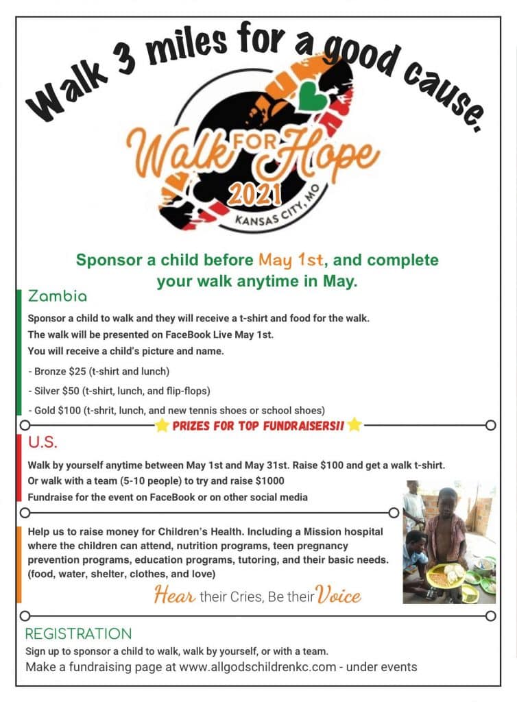 Walk for Hope 2021 - Loving God's Children